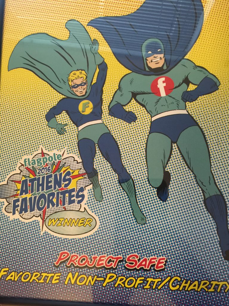 Project Safe named Best Non-Profit for 2016 – Project Safe